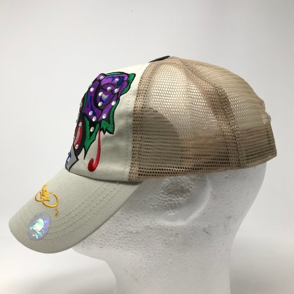 Ed Hardy | Accessories | Ed Hardy Unisex Snap Back Multicolor Hat Rare ...
